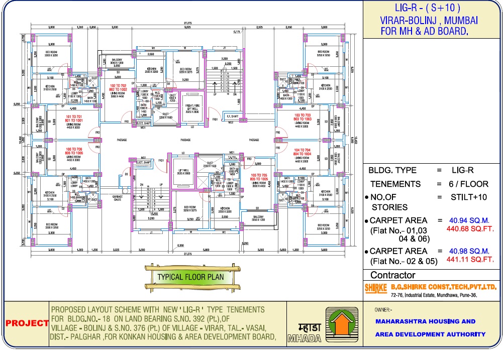 Bolinj, Virar Tal. Vasai, Dist. Palghar. | Mhada